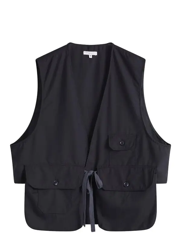 Engineered Garments Fowl Vest - Dark Navy Tropical Wool