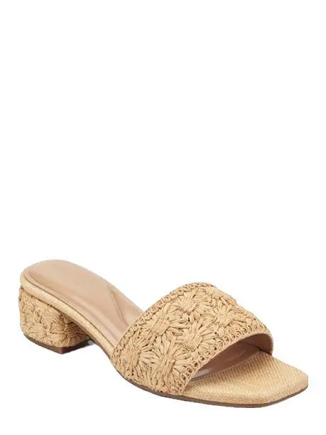 Easy Spirit Rosario Woven Slide Sandal - Light Natural
