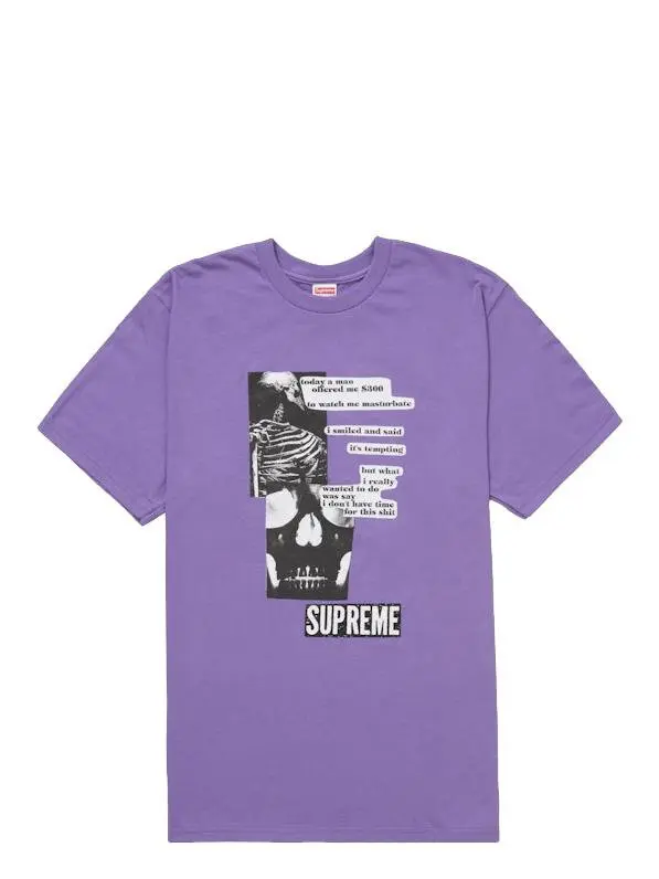 Supreme Anatomy Tee Shirt - Purple