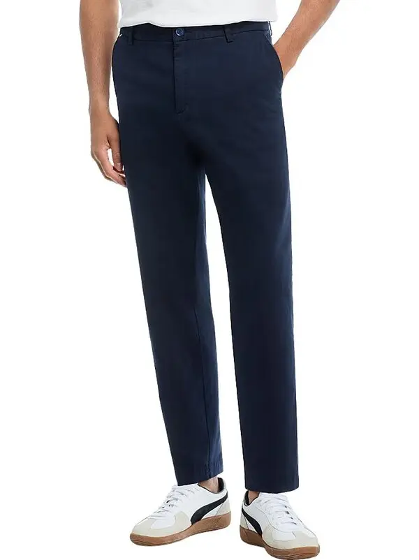 BOSS Kane Tapered Fit Trousers - Dark Blue