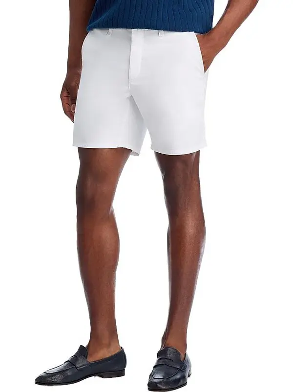Rag & Bone Slim Fit Chino Shorts - White