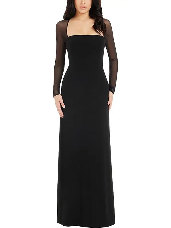 Dress The Population Maxwell Gown - Black