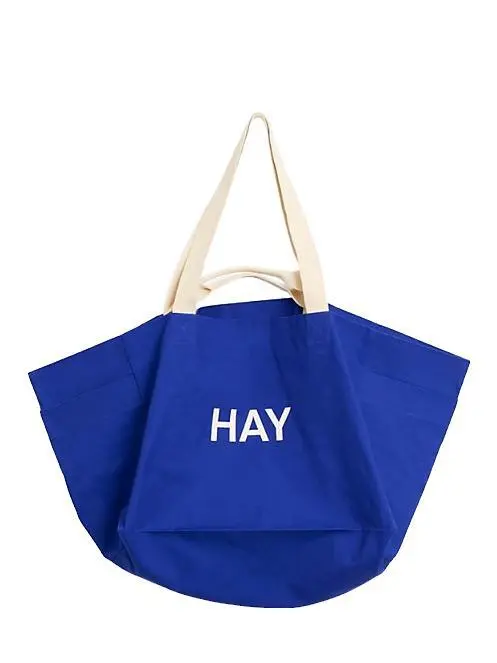 HAY Weekend Logo-print Tote Bag - Electric Blue