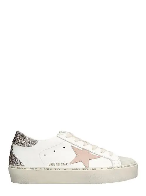 GOLDEN GOOSE Hi Star 12113 Leather Low-top Trainers - White/comb