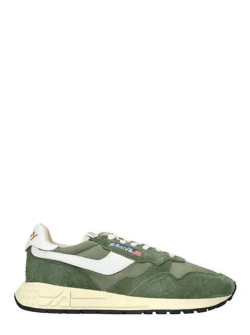 AUTRY Reelwind Low-top Mixed-material Trainers - Khaki