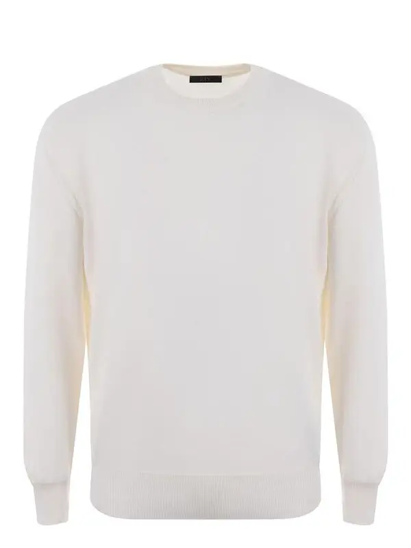 FAY Cotton Thread Sweater - Beige