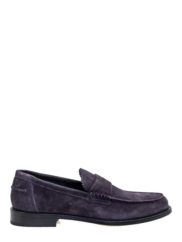 DOUCAL'S Leather Moccasin - Blue