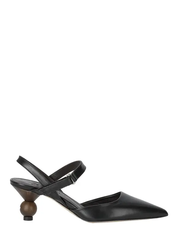 Max Mara Palo Slingback Pumps - Black