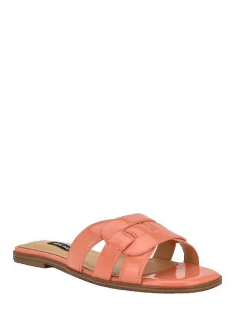Nine West Glorie Slide Sandal - Orange