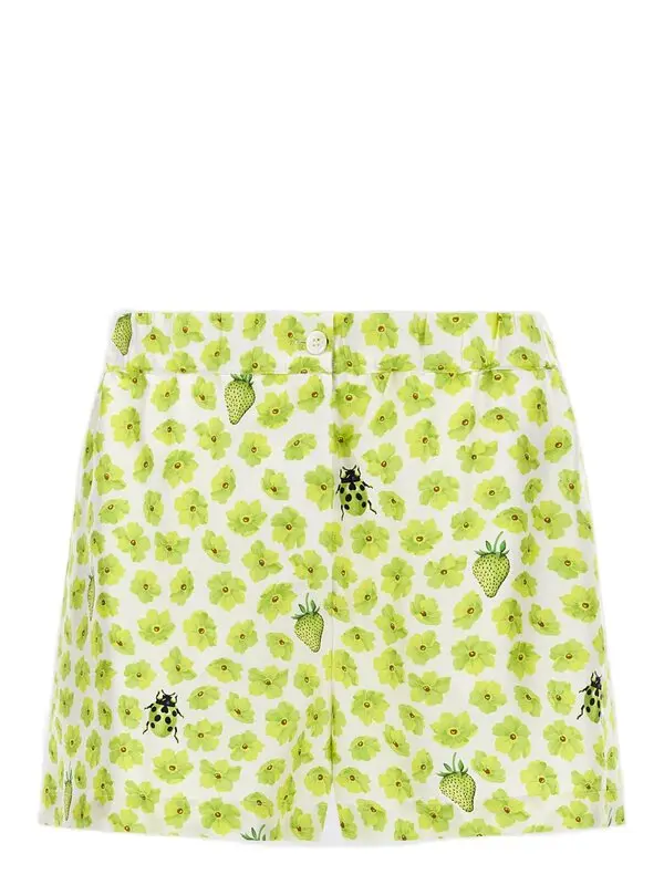 Versace Printed Shorts - Green