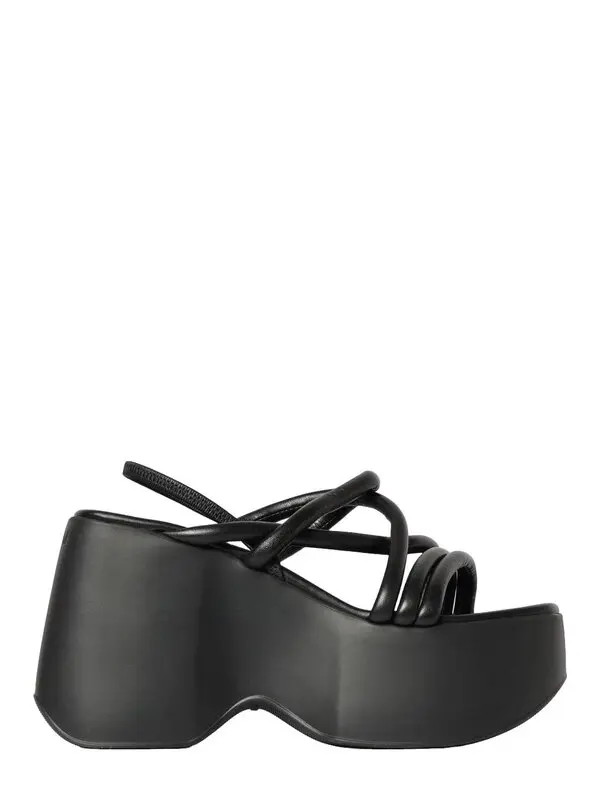 VIC MATIE Heeled Sandals - Black