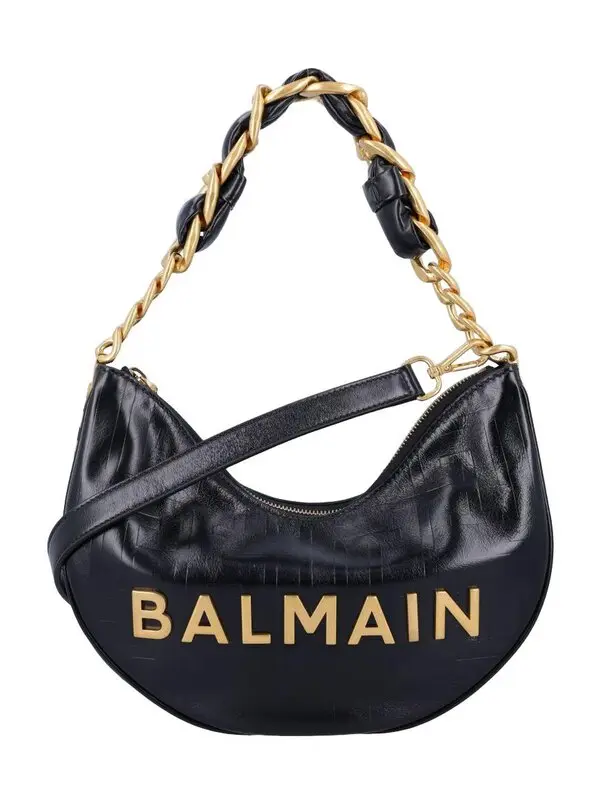 Balmain Shoulder Bag - Black