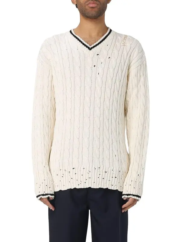 Marni Cable Knit Sweater - White