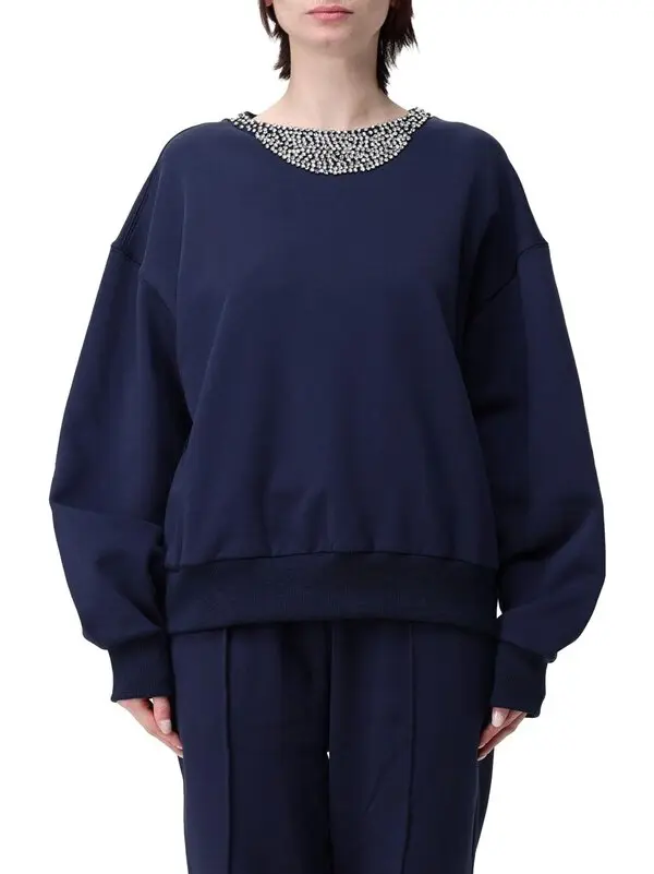 TWINSET Embellished Sweatshirt - Blue
