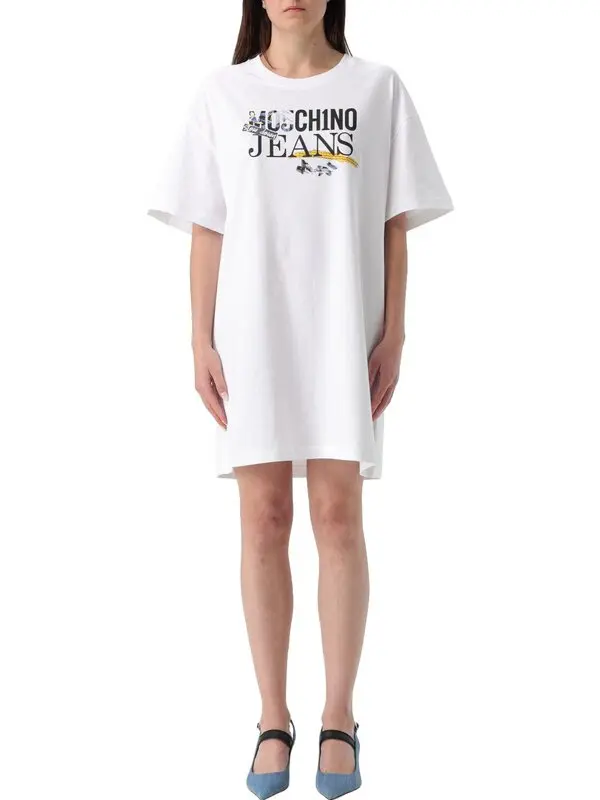 Moschino T-shirt Dress - White