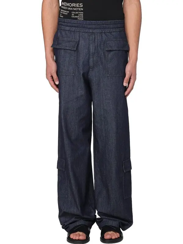 Dries Van Noten Trousers - Blue