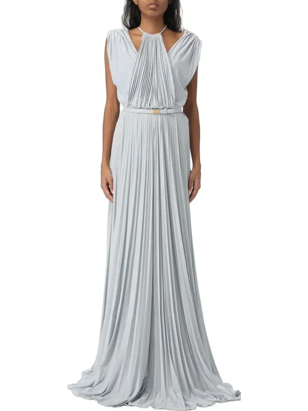 Elisabetta Franchi Maxi Dress - Gnawed Blue