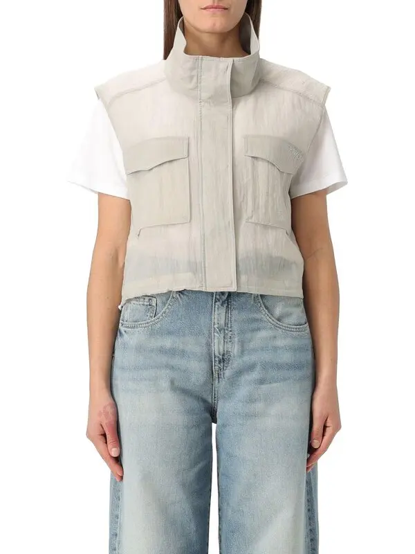 Pinko Sleeveless Waistcoat - Pearl