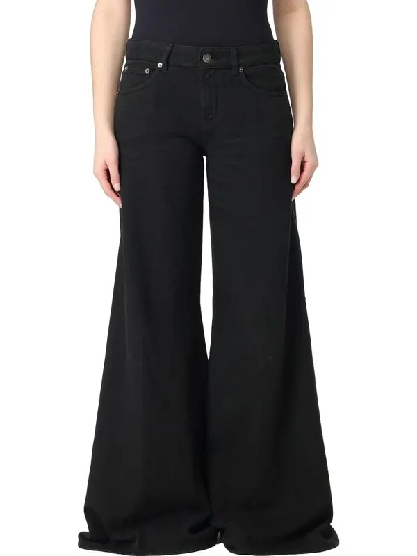 DONDUP Wide Leg Jeans - Black
