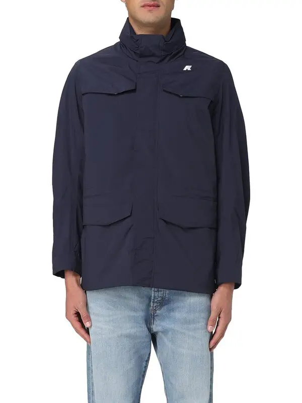 K-WAY Manuel Stretch Nylon Jersey Jacket - Blue