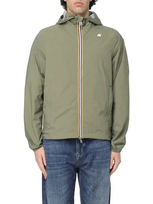 K-WAY Manuel Stretch Nylon Jersey Jacket - Green