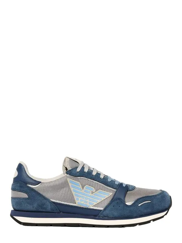 Emporio Armani Low Top Sneakers - Blue