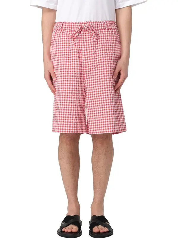 Marni Gingham Shorts - Red