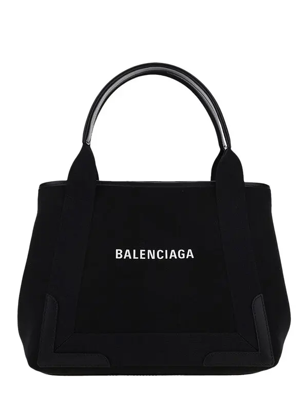 Balenciaga Canvas Tote Bag - Black