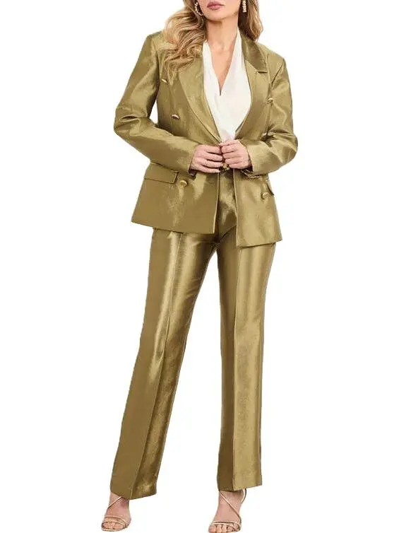 MARCIANO Milla Double Breasted Blazer - Gold