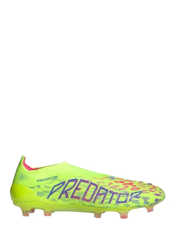 Adidas Predator Elite Laceless Fg Mystic Victory Pack - Lucid Lemon/blue Fusion/lucid Pink