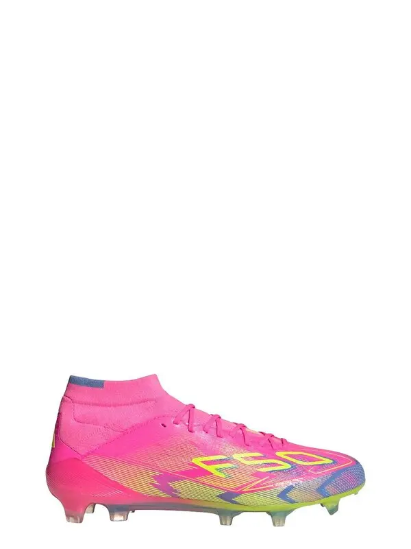 Adidas F50 Elite Midcut Fg Mystic Victory Pack - Lucid Pink/lucid Lemon/blue Fusion