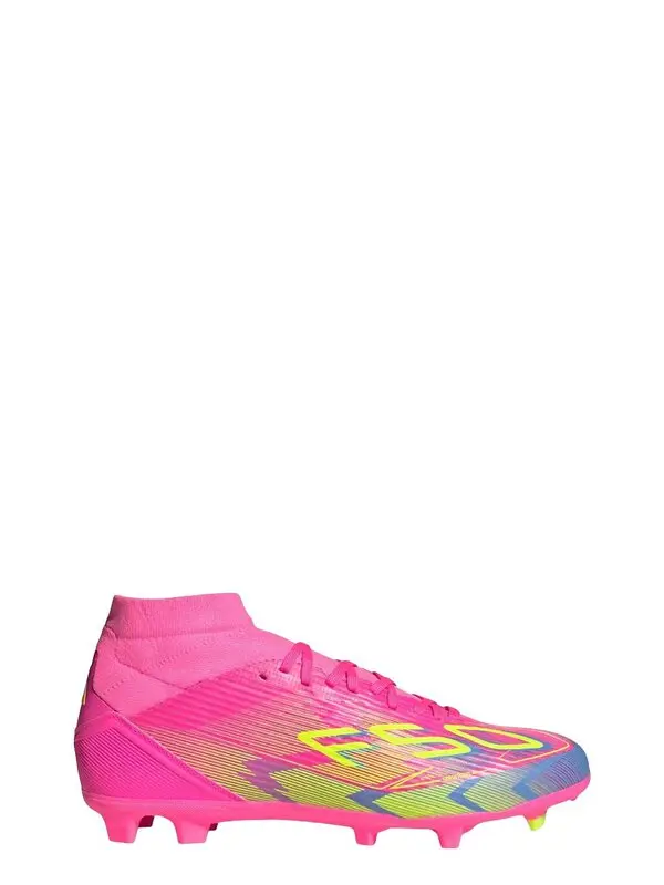 Adidas F50 League Midcut Fg - Lucid Pink/lucid Lemon/blue Fusion