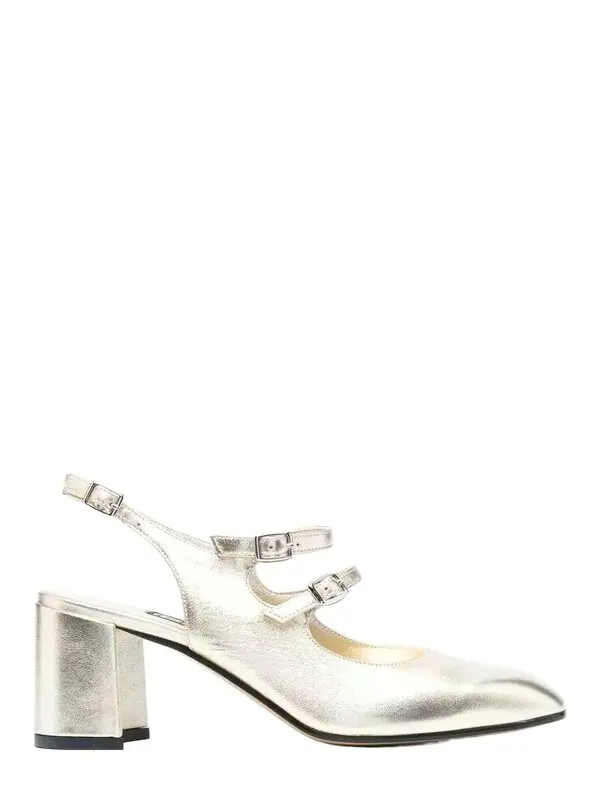 CAREL Banana 70mm Pumps - Gold