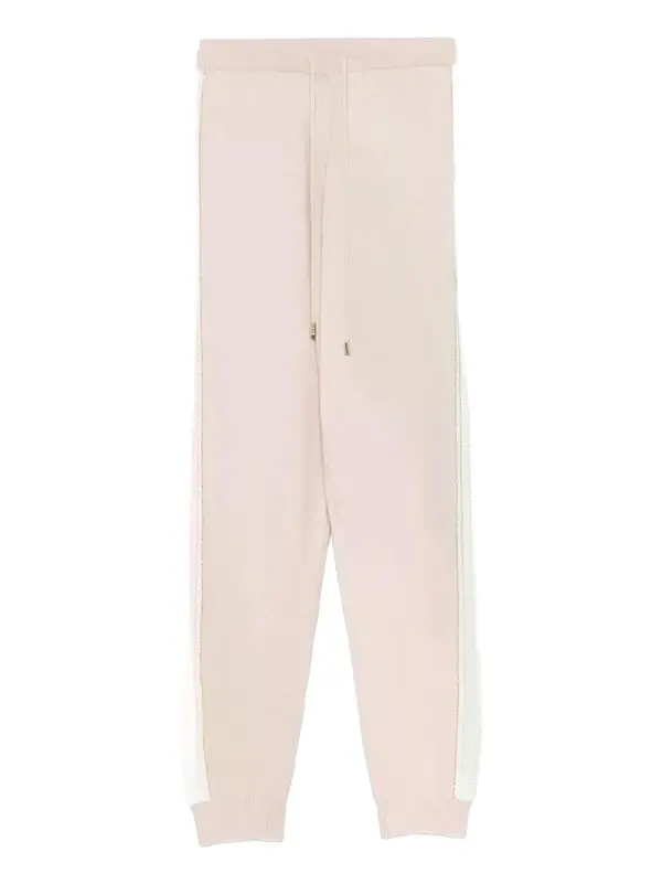 Liu Jo Knitted Track Pants - Neutrals