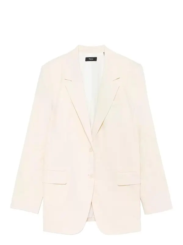 Theory Single-breasted Blazer - Neutrals
