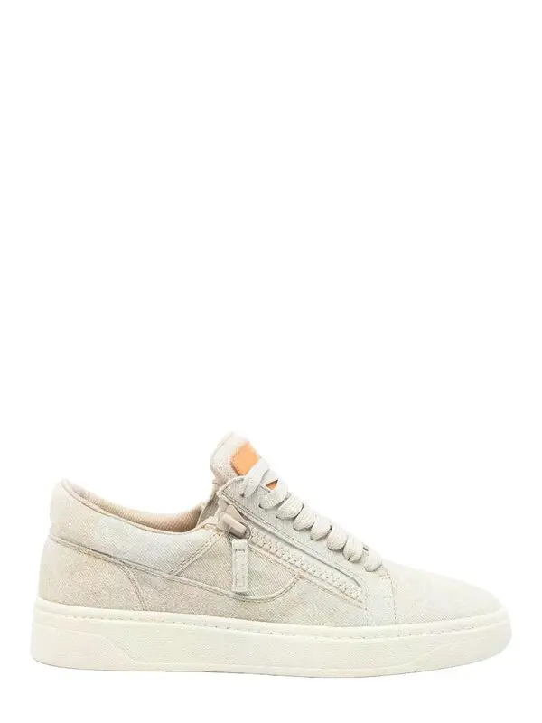 GIUSEPPE ZANOTTI Suede Sneakers - Neutrals