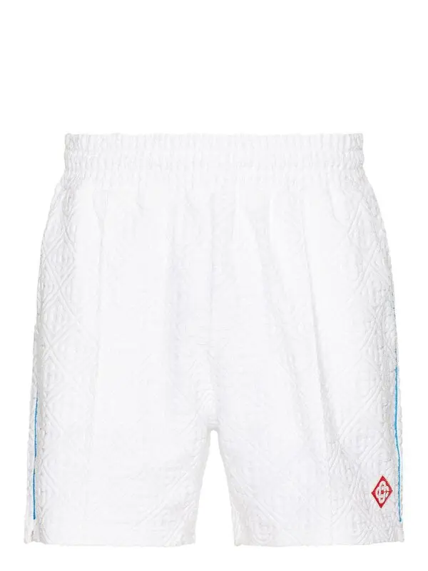 Casablanca Towelling Short - Tennis Stripe