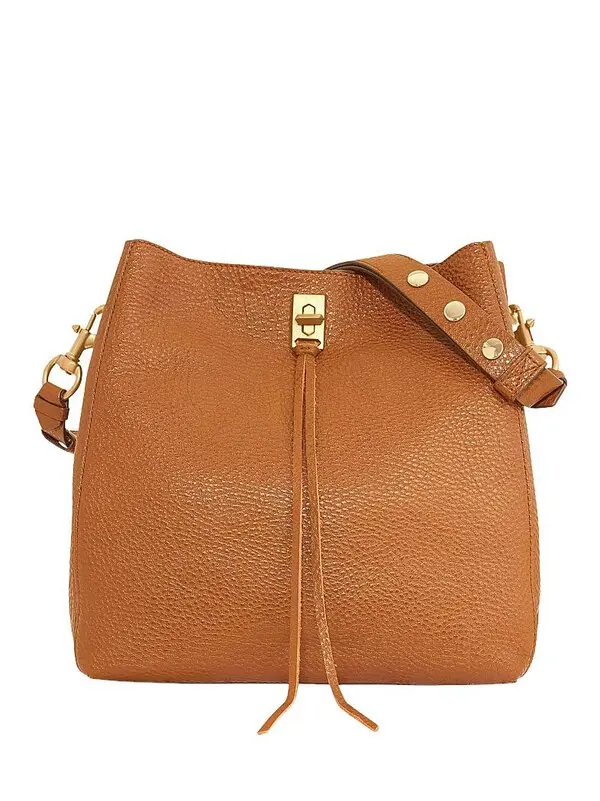 Rebecca Minkoff Darren Leather Shoulder Bag - Caramello