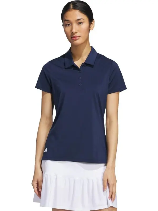 Adidas Ultimate365 Solid Short Sleeve Polo Shirt - Collegiate Navy