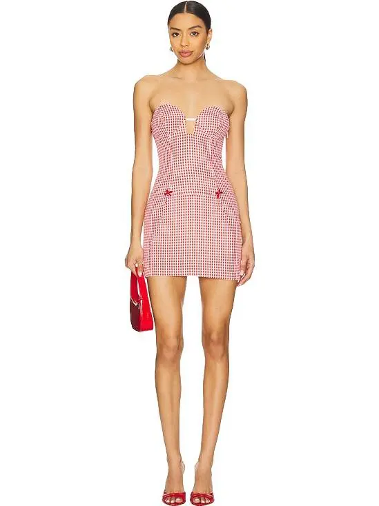 BY.DYLN Magen Mini Dress - Red