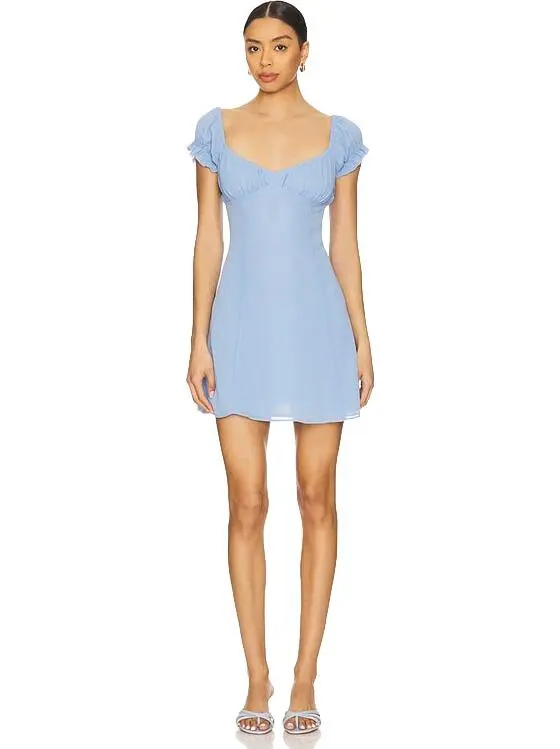 Amanda Uprichard Ansel Dress - Baby Blue