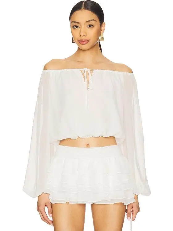 Amanda Uprichard Dallas Top - Ivory