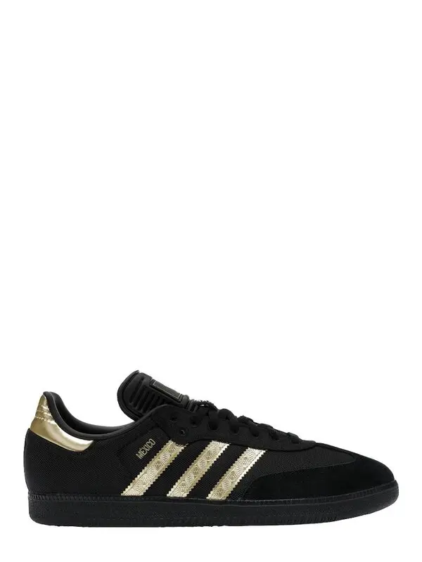 Adidas Samba Og Mexico Sneakers - Core Black/gold Metallic