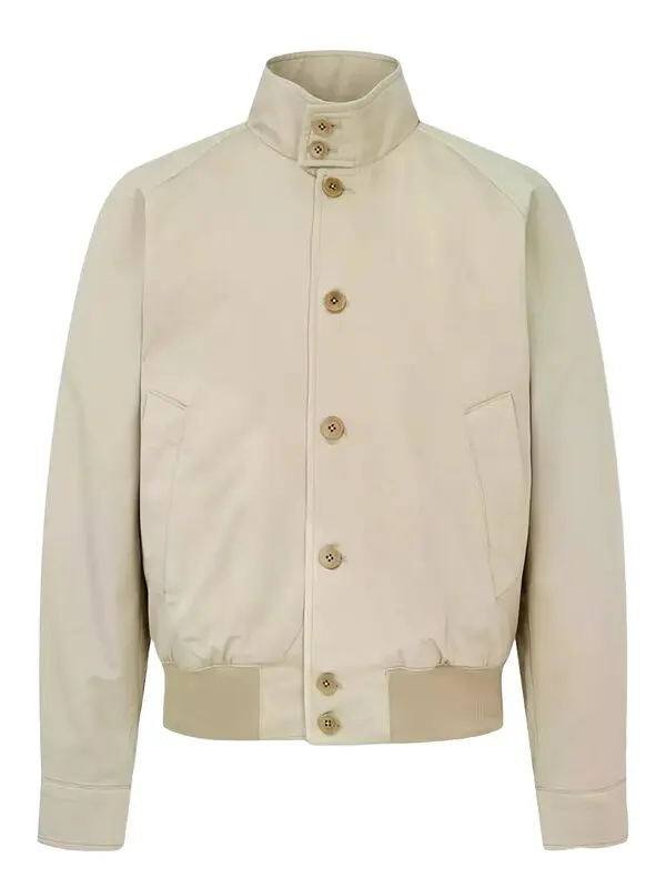 MAN ON THE BOON. On The Boon Cotton Bomber Jacket - Neutrals