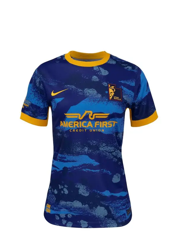 Nike Utah Royals Fc 2025 Stadium Away Dri-fit Nwsl Replica Jersey - Blue