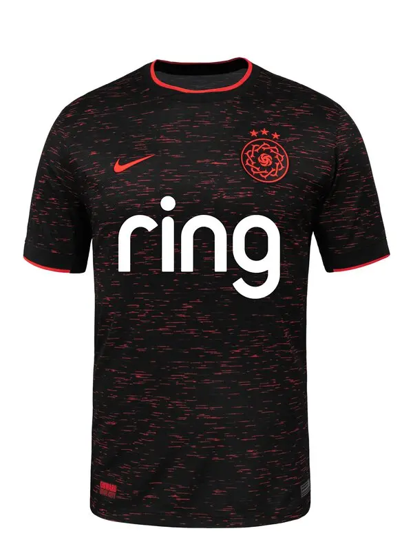 Nike Portland Thorns Fc 2025 Stadium Away Dri-fit Nwsl Replica Jersey - Black
