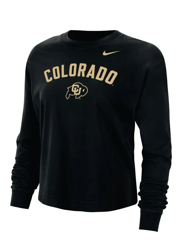 Nike Colorado College Long-sleeve Boxy T-shirt - Black