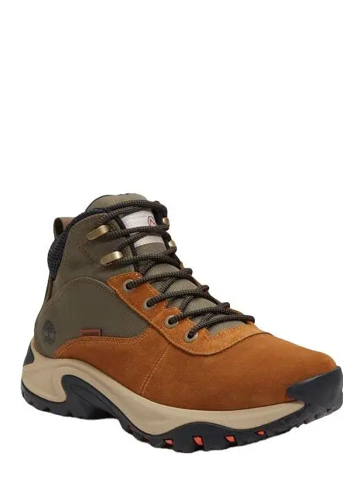 Timberland Mt. Maddsen Waterproof Hiking Boots - Medium Brown Suede