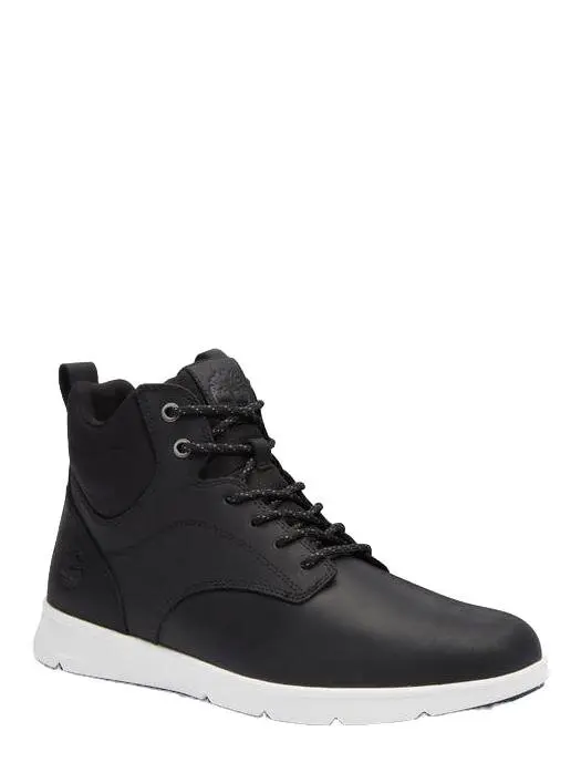 Timberland Parker Street High-top Sneakers - Black Full Grain