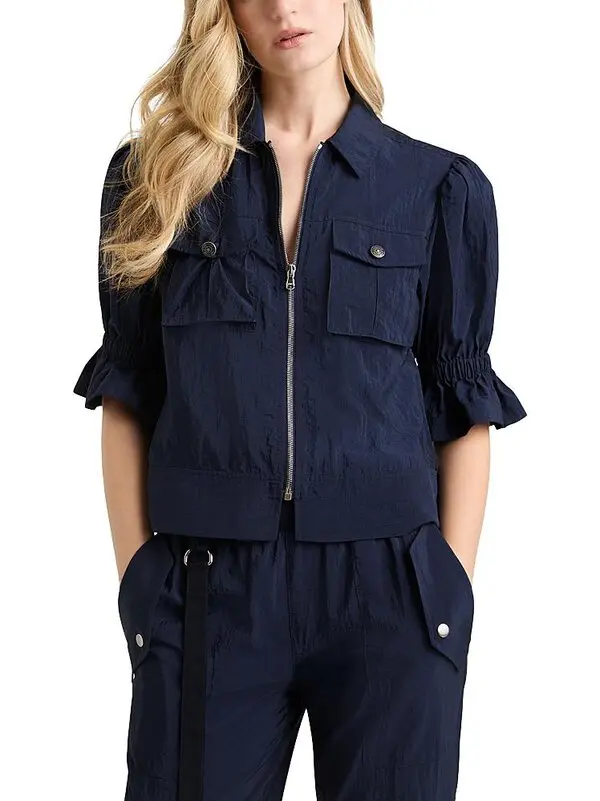 Cinq À Sept Holly Parachute Jacket - Navy